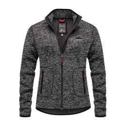 REPUBLIX Fleecejacke JUDIS in Schwarz | Gr.: 3XL