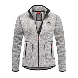 REPUBLIX Fleecejacke JUDIS in Grau | Gr.: 3XL