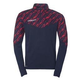 Uhlsport Herren Trainingspullover "1/4 ZIP TOP Progressive 28", blau, Gr. XXXL, Obermaterial: 100% Polyester Pol. recyc.., Pullover