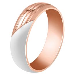 Adelia&acute;s ADELIA ́S Herren Fingerring "Herren Ring aus Edelstahl", 60, Edelstahl, rosa, Edelstahl, Fingerringe