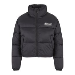 Karl Kani Damen Winterjacke "Karl Kani Karl Kani Sport Patch Crop Puffer Jacket", schwarz, Gr. L, mehrfarbig, 100% Polyamid, Jacken