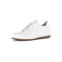 Gabor Comfort Sportliche Schn&uuml;rschuhe in Wei&szlig; | Gr.: 39