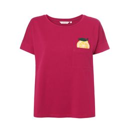 TATUUM T-Shirt 'Monki 1' Damen Gr&ouml;&szlig;e M gelb / gr&uuml;n / himbeer / wei&szlig;