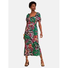 Love & Roses Kleid Damen Gr&ouml;&szlig;e 36 smaragd / cyclam / schwarz / wei&szlig; Sommerkleid