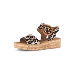 Gabor Plateau Sandaletten in Beige | Gr.: 37,5