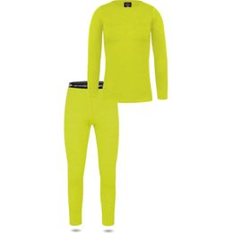 Normani Outdoor Sports Damen Merino Unterw&auml;sche-Set Mandurah/Perth in Gelb | Gr.: L