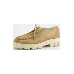 Paul Green Mokassins Schn&uuml;rschuhe in Beige | Gr.: 39