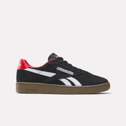 Reebok CLASSIC Herren Sneaker "CLUB C GROUNDS UK", Gr. 44schwarz, ftwrwei&szlig;, gum, Leder, Synthetik, Schuhe
