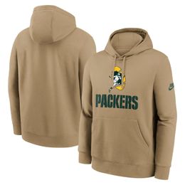 Nike Damen Kapuzenpullover "Nike Hoodie Green Bay Packers Nike Rewind Club"mehrfarbig, Gr. XXXL, 82% Baumwolle, 18% Polyester, Pullover