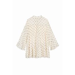 Oh April Kleid Damen Gr&ouml;&szlig;e 36 ecru / braun Sommerkleid
