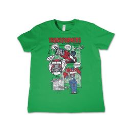Shirt "Transformers Pow Woosh Boom! Kids Tee" in Gr&uuml;n | Gr.: 4