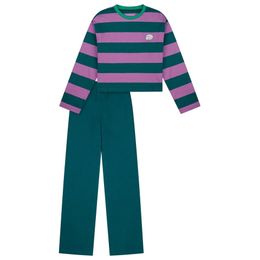 Schiesser Schlafanzug Comfort Cotton in Beere | Gr.: 152
