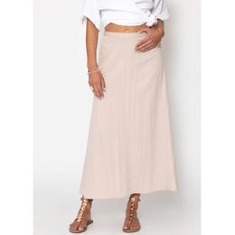 SASSYCLASSY Maxirock mit Print in Rosa | Gr.: M