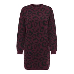 Only Kleid 'ONLJade' Damen Gr&ouml;&szlig;e L weinrot / schwarz