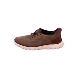 Rieker Sportliche Schn&uuml;rschuhe in Beige | Gr.: 43