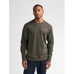 PETROL INDUSTRIES Langarmshirt aus Baumwolle miller in Grau | Gr.: L