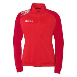 Kempa Damen Trainingsjacke "Trainingsjacke Ambition 28 Poly Women", rot, Gr. XL, Obermaterial: 100% Polyester Pol. recyc.., Jacken