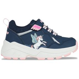 Lotto Kinder Sneaker, Gr. 34, blau, Synthetik, Textil, mehrfarbig, Schuhe, - mit Leuchtelementen