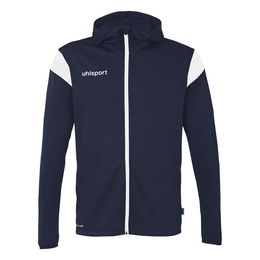 Uhlsport Herren Trainingsjacke "Kapuzenjacke Squad 27 Track Hood", blau, Gr. L, Obermaterial: 100% Polyester Pol. recyc.., Jacken