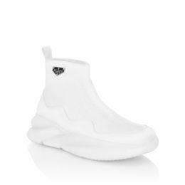 Philipp Plein Herren Sneaker "Skywalker", Gr. 43, wei&szlig;, Schuhe