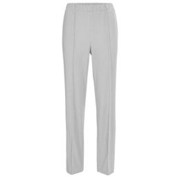 GOLDNER Damen Schlupfhose "Rippenhose mit Biesen", grau, Gr. 50, Obermaterial: 100% Polyester COOLMAX PES(Coolmax)., Hosen, Ohne