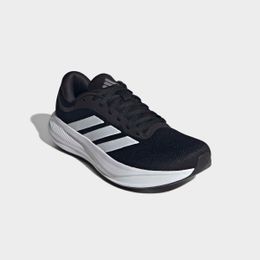 Damen Laufschuh "RESPONSE RUNNER 2", adidas Performance, Gr. 41, schwarz-wei&szlig;, Synthetik, Textil, Schuhe