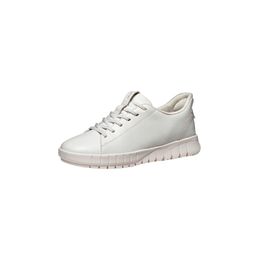 Geox Flextride Plus-Sneaker aus Leder Wei&szlig; | Gr.: 37