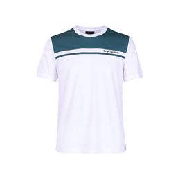 Sergio Tacchini T-Shirt 'Riflesso' Herren Gr&ouml;&szlig;e S smaragd / wei&szlig;