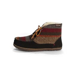 Minnetonka Boots 'Torrey' Damen Gr&ouml;&szlig;e 41 braun / gelb / jade / rot / schwarz