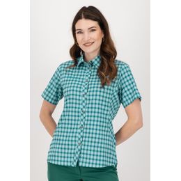 DEPROC Active Damen Outdoorbluse "SUDBURY II WOMEN", gr&uuml;n, Gr. 46, Web, 95% Polyester. 5% Elasthan, Blusen, auch in Gro&szlig;en Gr&ouml;&szlig;en erh&auml;ltlich