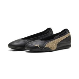 Puma Damen Ballerina "Puma Catch Soleil Topcat Ballerina Sneakers Damen", Gr. 38,5, schwarz, Obermaterial: Synthetik, Kuhleder, Textil. Futter: