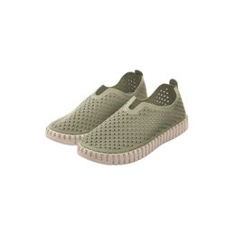 Ilse Jacobsen Slip On 'Tulip3275' Damen Gr&ouml;&szlig;e 42 khaki Sommerschuhe