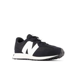 New Balance M&auml;dchen Sneaker "327", Gr. 36, schwarz-wei&szlig;, Synthetik, Schuhe, f&uuml;r Kinder und Jugendliche entwickelt, mit Gummilaufsohle