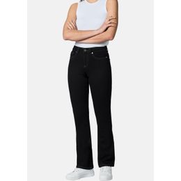 PEAK TIME Damen 5-Pocket-Jeans "Zenita", schwarz, Gr. 31, Jeans, Material: 85% Baumwolle, 12% Polyester, 3% Elasthan, Jeans, Damen Bootcut Jeans mit