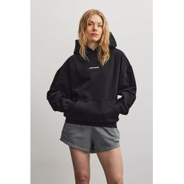 Pegador Damen Kapuzensweatshirt "ATNA LOGO OVERSIZED HOODIE", schwarz, Gr. XL, bedruckt, Sweatware, Obermaterial: 80% Baumwolle, 20% Polyester,
