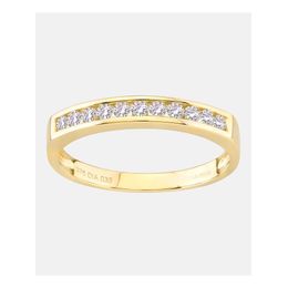 Diamant L'&eacute;ternel Eternity-Ring aus 375 Gelbgold mit Diamant | Gr.: 55