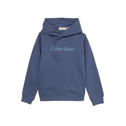 Calvin Klein Jeans Sweatshirt 'Logo' Jungen Gr&ouml;&szlig;e 140 aqua / dunkelblau
