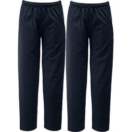 Erwin M&uuml;ller Erwin M&uuml;ller Sweat Freizeithose, lang 2er-Pack in dunkelblau | Gr.: 24