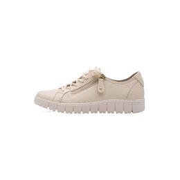 Jana Leder-Sneaker Beige | Gr.: 40