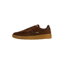 Gola Leder-Sneaker &bdquo;Hawk Suede 86 Trainer&ldquo; Braun | Gr.: 37