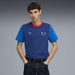 Puma Herren T-Shirt "BMW M MOTORSPORT Essentials T-Shirt Herren"pro blau m color, Gr. L, clean, Obermaterial: 100% Baumwolle. Rippe: 80% Baumwolle,