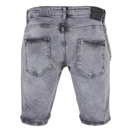 2Y Premium Herren Shorts "2Y Premium Herren 2Y Jeans Shorts", grau, Gr. 32, unifarben, 97% Baumwolle, 3% Elasthan, Hosen