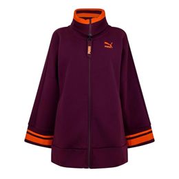 Puma - "Winetas" Kapuzenpullover f&uuml;r Damen, Durchgehender Rei&szlig;verschluss (Violett)