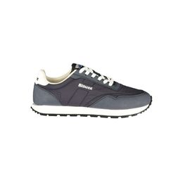 Blauer Blue Polyester Herren Sneaker