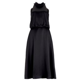 Vera Mont Cocktailkleid mit Stehkragen in Schwarz | Gr.: 38