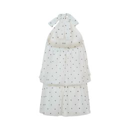 CLOUD 5IVE Damen A-Linien-Kleid "CLOUD 5IVE Chiffon Dress"wei&szlig;, Gr. L, 100% Polyester, Kleider