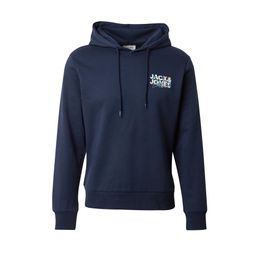 Jack & Jones JACK & JONES Sweatshirt 'JJGeplas' male size M Blue / Green / White