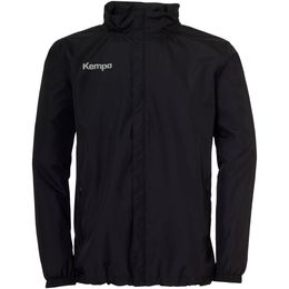 Kempa Herren Regen- und Matschjacke "Regenjacke Rain Jacket", schwarz, Gr. M, Obermaterial: 100% Polyester PES., Jacken
