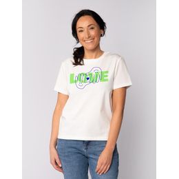 wat? Apparel T-Shirt Love in Off White | Gr.: 38