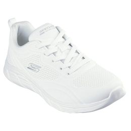 Skechers Damen Sneaker "BOBS B FLEX LO", Gr. 43, wei&szlig;, Lederimitat, Schuhe, Praxisschuh, Freizeitschuh, Sportschuh mit Memory Foam
